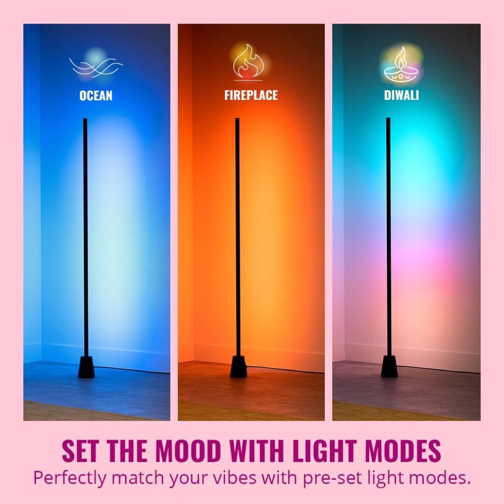 Đèn đứng Philips WiZ Gradient Floor Light 1.4m RGBIC